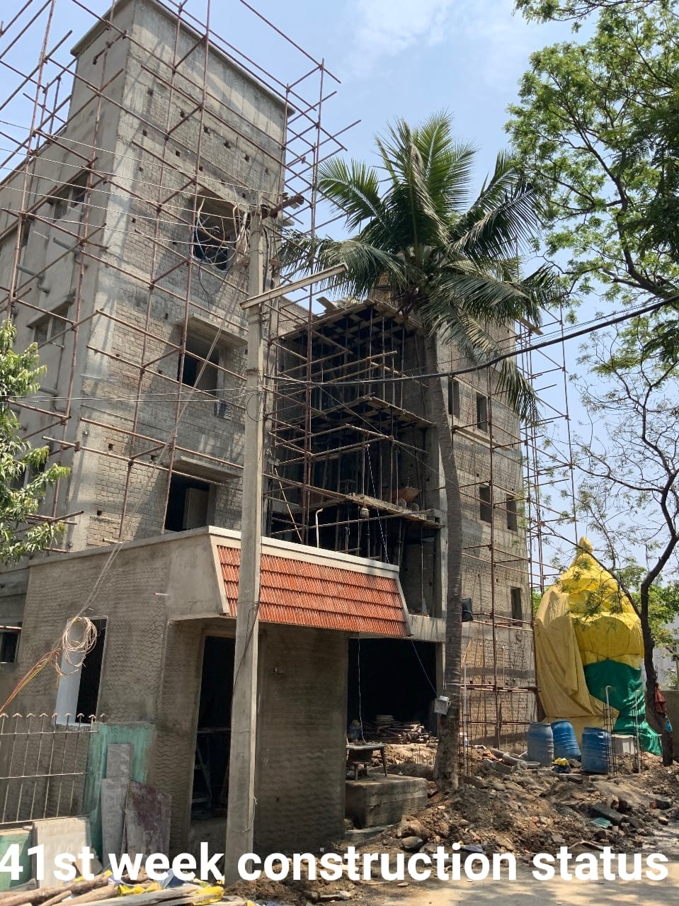 Re-construction of the Old age home building Construction Status | Sri ...